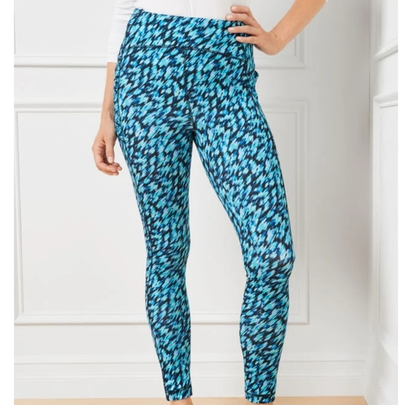 Talbots | Pants & Jumpsuits | Performance Interlock Leggings Colorful Camo | Poshmark
